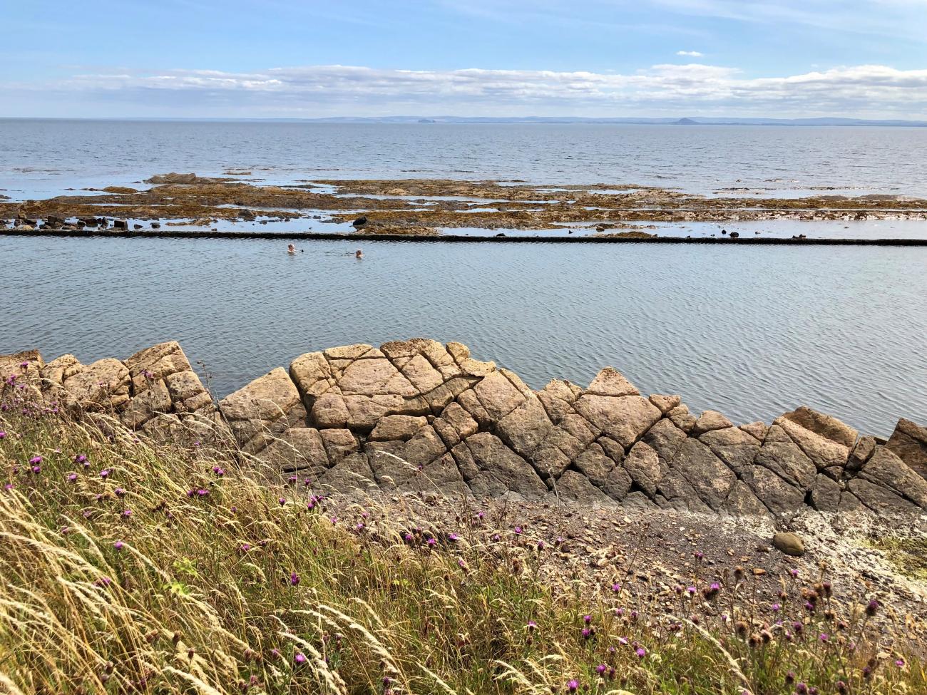 Wild swimming in Fife